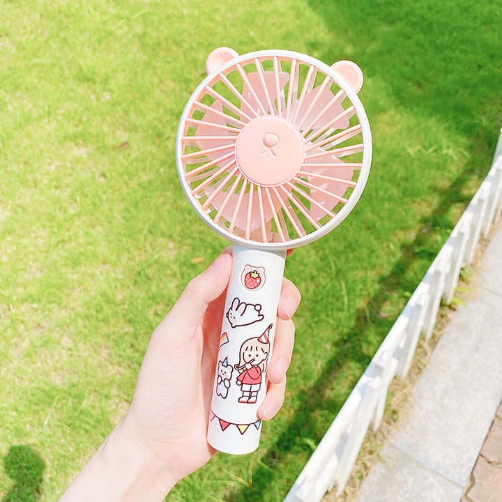 Cute style summer portable bear fan yc23289 – anibiu