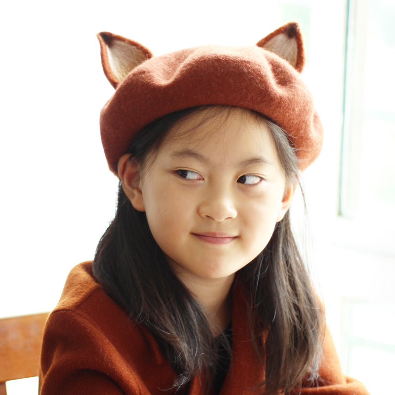 Cute fox ears beret yc23019 – anibiu