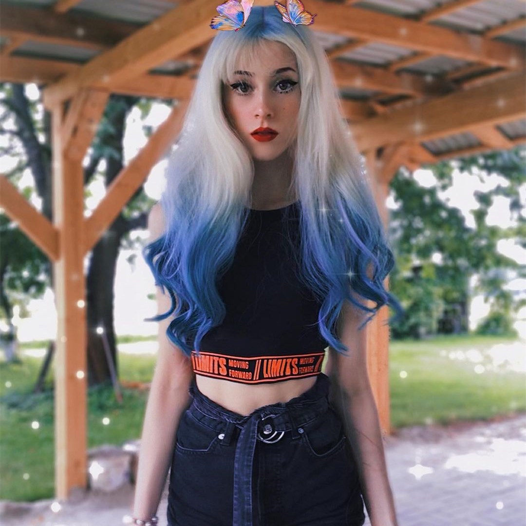 lolita blue gray long wig yc22823 – anibiu