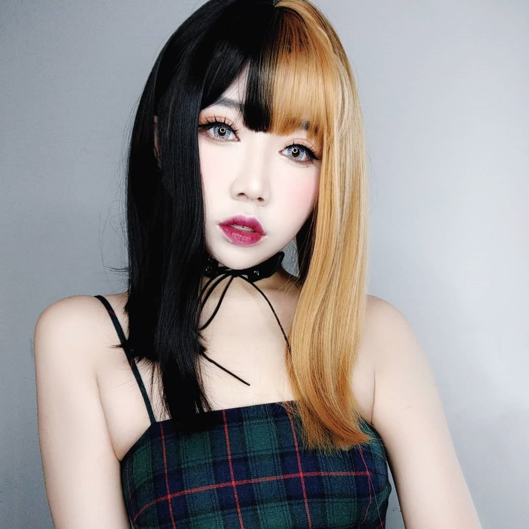 Lolita colorblock wigs yc20641 – anibiu