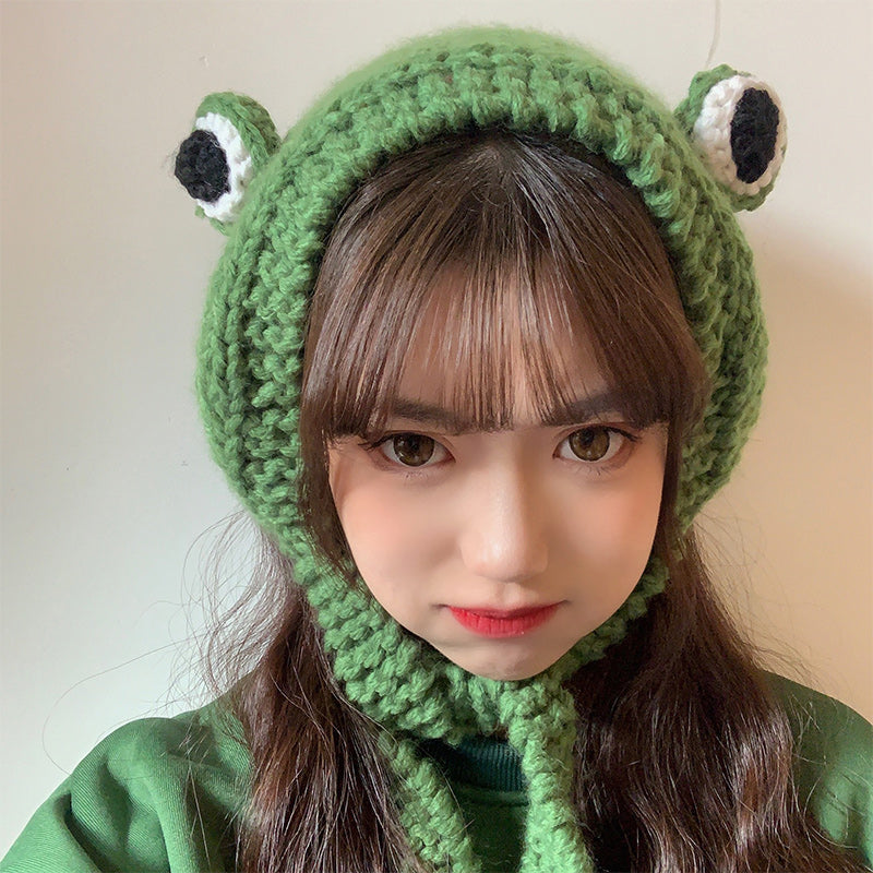 Cute frog knitted hat YC50102 – anibiu