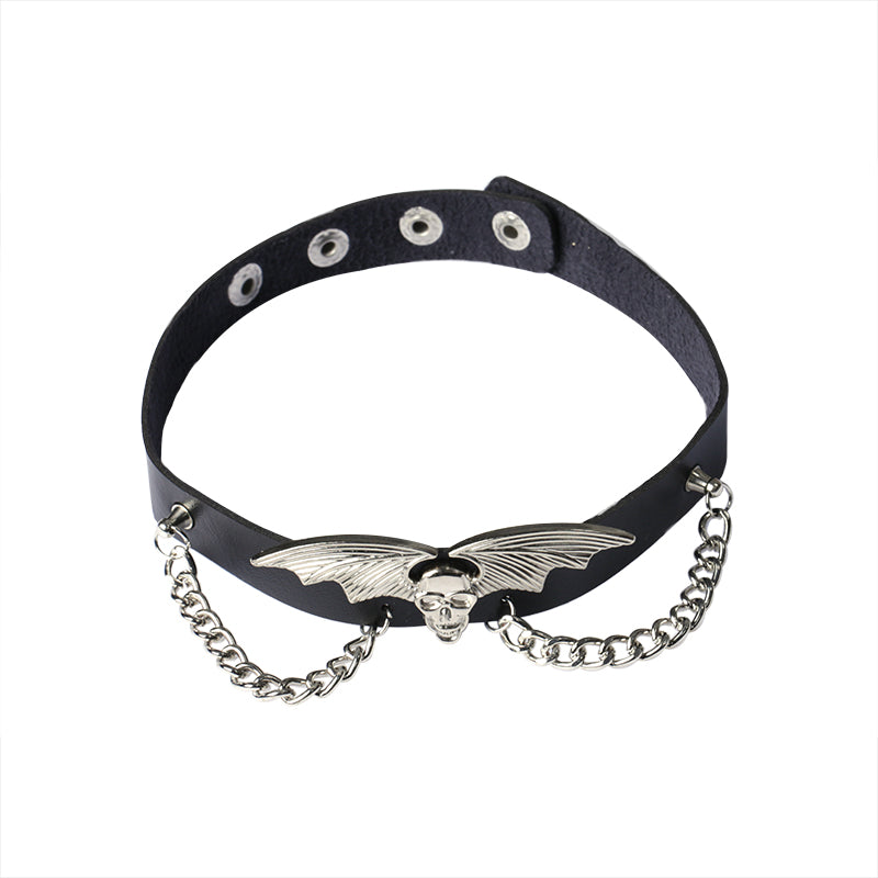 Harajuku Bat Chain Collar yc22609 – anibiu