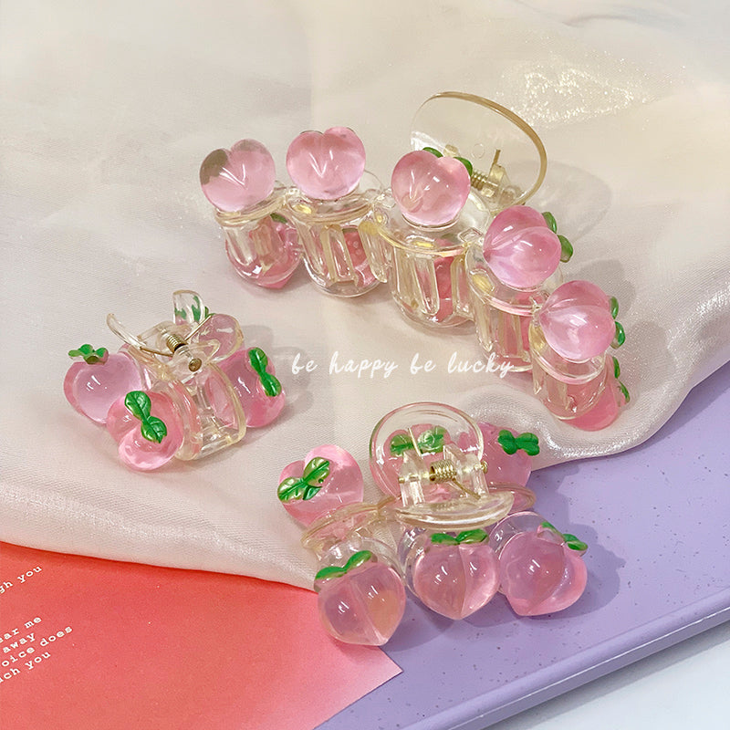 Girly peach hair clip yc24753 – anibiu
