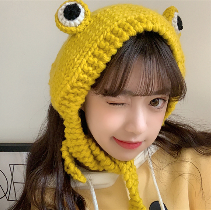 Cute frog knitted hat YC50102 – anibiu